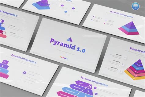 Triangle Pyramid Infographic Keynote Template Incl Abstract And Circle Envato Elements
