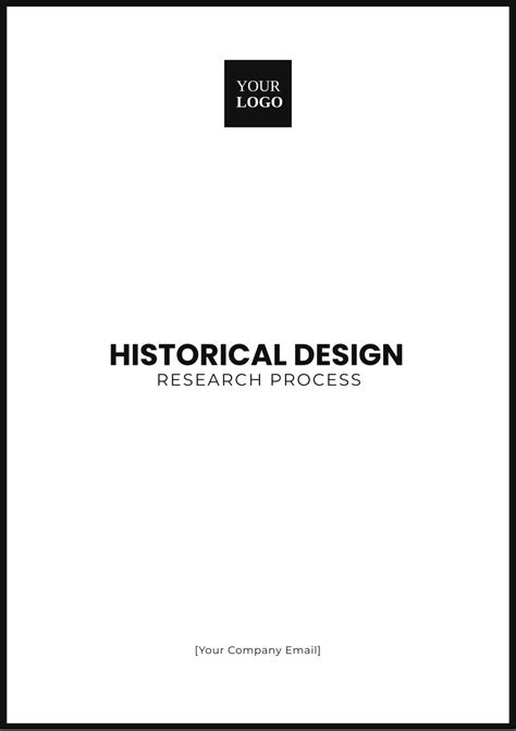 Free Historical Design Research Process Template To Edit Online