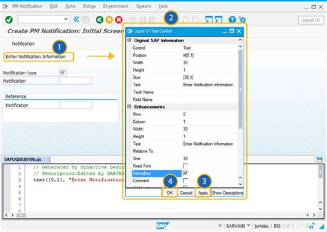 Under Properties You Can Edit The Text Field As Required To Change The Position Of The Text