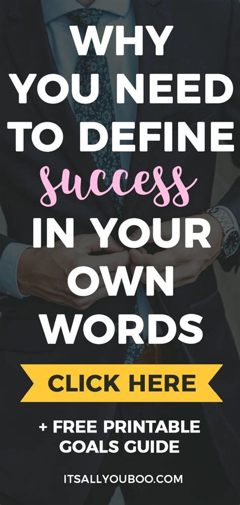 why you need to define success in your own words define success