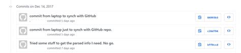 Push Github Commit Log Seems Inconsistent With Respect To Commit