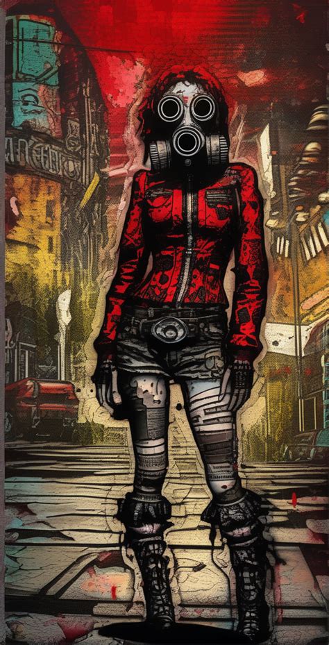 Stable Diffusion Prompt Grunge Style Sexy Lady Red Prompthero