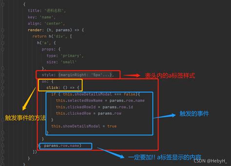 Iview点击表格内容触发事件iview表格点击时会触发行点击事件 Csdn博客