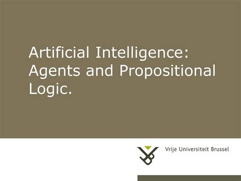 Ppt Logic And Inference In Artificial Intelligence Powerpoint