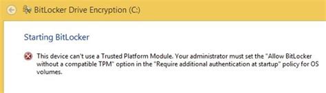 fix this device can t use a trusted platform module when enabling
