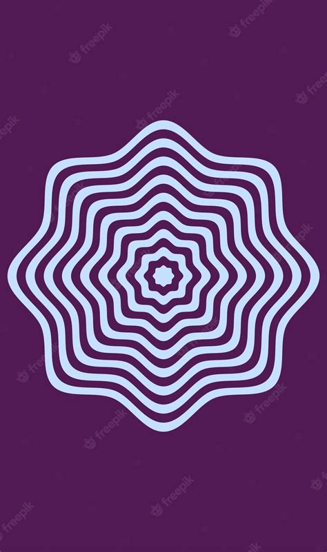 premium vector circular pattern design element shape in the form of a