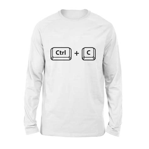 Control Ctrl C Copy Paste Matching Family Twin Long Sleeve Plumosu Store