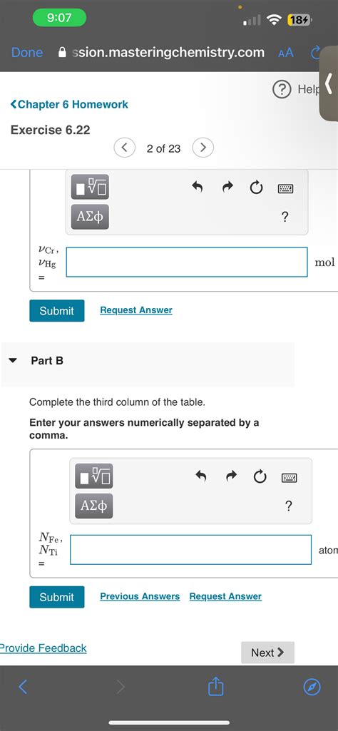 Solved Complete The Table Part A Complete The Second Column Chegg Com