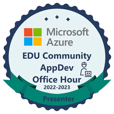 Azure For Edu Community Appdevdevops Office Hour Presenter Credly
