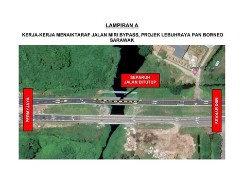 Part Of Sg Adong Bridge On Miri Bypass Road Closed For Maintenance Tomorrow Borneo Post Online