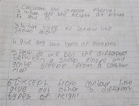 Calculate The Contour Interval What Are StudyX