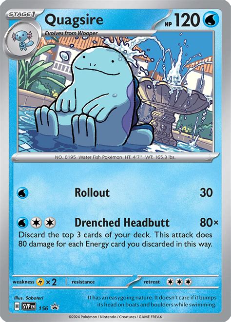 Quagsire Svp Promo 156 Bulbapedia The Community Driven Pokémon