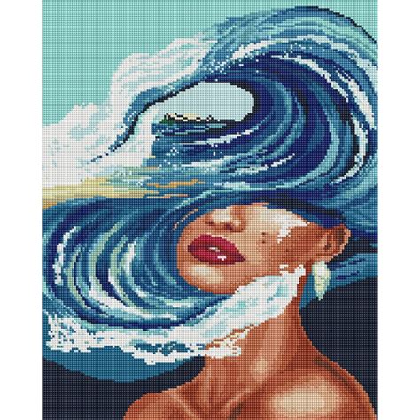 Алмазная мозаика по номерам Brushme Океан мыслей 40x50 см Dbs0010 фото отзывы