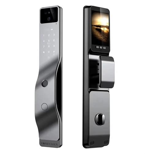 3d Face Recognition Smart Door Lock Semiconductor Fingerprint Active Video Call Indoor Display