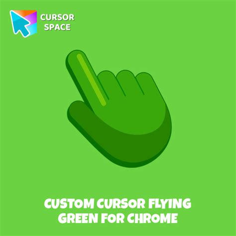 custom cursor custom cursor flying green for chrome cursor space