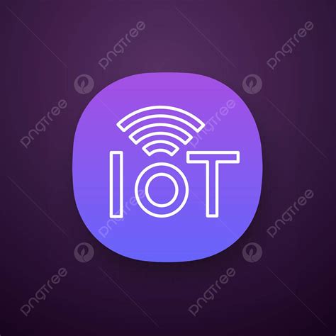 Hình ảnh Internet Vạn Vật Biểu Tượng ứng Dụng Tín Hiệu Công Nghệ Ui