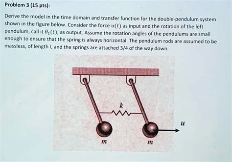 problem 3 15 pts derive the model in the time domain and transfer