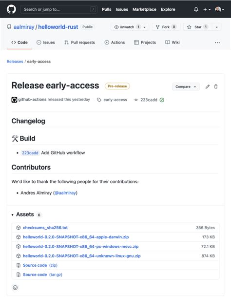 Releasing Rust Binaries With Jreleaser Andres Almiray