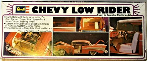 Vintage 1975 Revell 1 25 Scale Chevy Cadillac Low Rider Model Kit