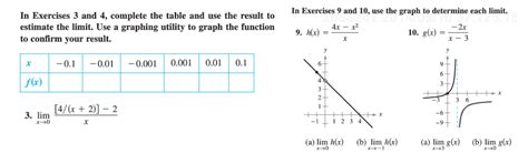 Solved In Exercises 9 And 10 Use The Graph To Determine
