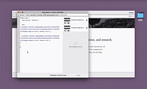 Custom Fonts And CSS On Squarespace Kenneth Ormandy