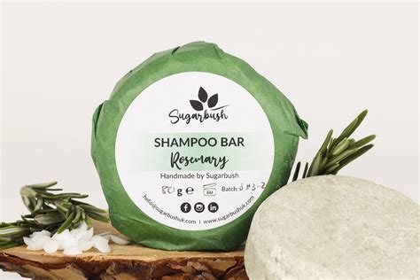 Rosemary Shampoo Bar Sugarbush Uk