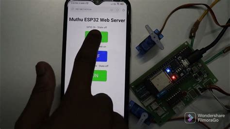 Esp32 Webserver With Servo Motor Control Youtube