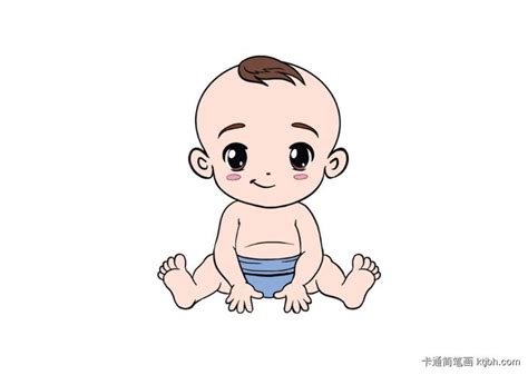 儿童简笔画婴儿怎么画（流行15张） 简笔画图片大全