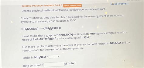 Solved Tutored Practice Problem 14 4 5 ﻿counis Towards