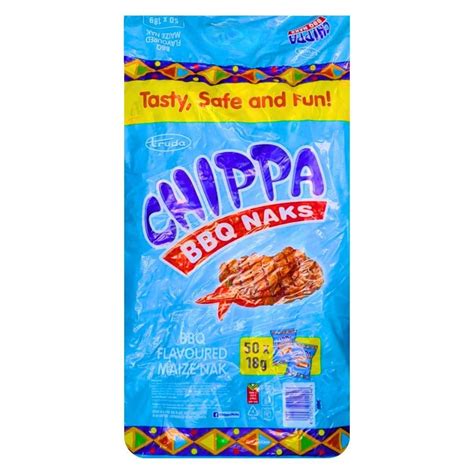 Truda Chippa Naks Bbq Flavoured Maize Nak 50x18gr Superb Hyper