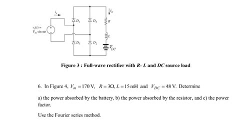 Solved D 추o D Figure Full wave rectifier with R L and Chegg com