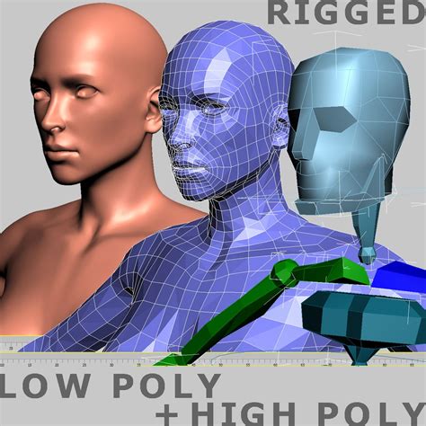 rigged rig meshes free 3d models download free3d