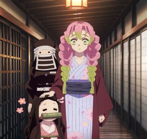 Mitsuri Nezuko Dibujos Animados Bonitos Fondos De Pantallas Cool
