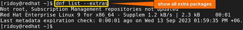 5 Ways to List Installed Packages in RHEL Using DNF With Cases - LinuxSimply