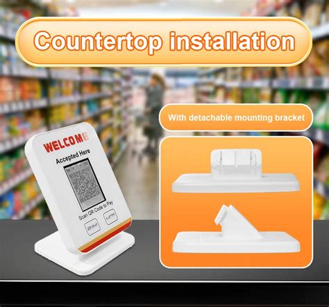 G WIFI QR Code Payment SoundBox E Wallet Payment Collection Stand With Voice Broadcast Speaker