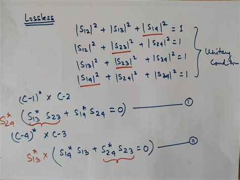 Four Port Network Analysis Using S Parameters