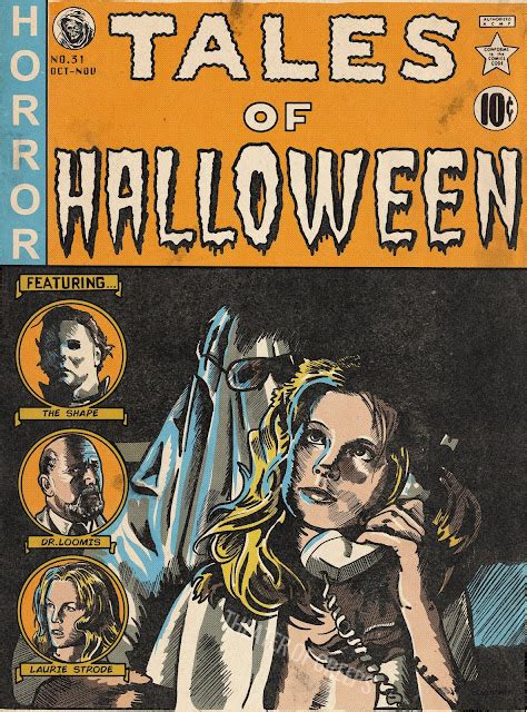 The Horrors Of Halloween Ec Comics Style Artwork Of Horror Movies Part 2