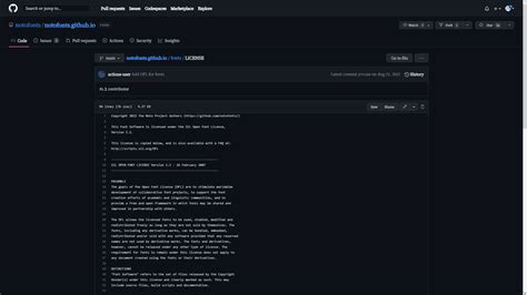 Please Notify The License Clearly · Issue 17 · Notofonts · Github