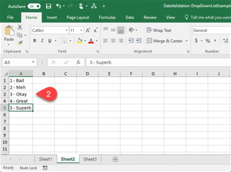 How To Create Drop Down Lists Using Data Validation In Microsoft Excel