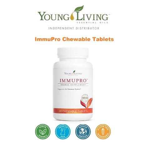 Young Living Immupro Chewable Tablets Health And Nutrition Health Supplements Vitamins
