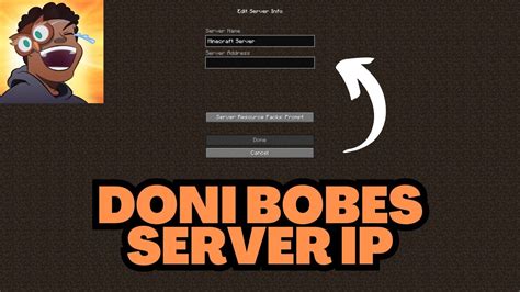 Minecraft Doni Bobes Server Ip Address Youtube