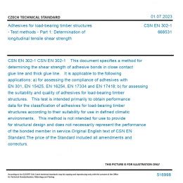CSN EN 302-1 - Adhesives for load-bearing timber structures - Test ...