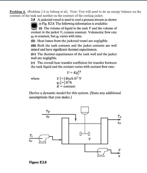 solved 4 problem 2 8 in seborg et al note you will need