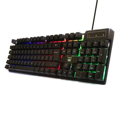 Illuminated Gaming Keyboard Pt Layout Ewent Eminent