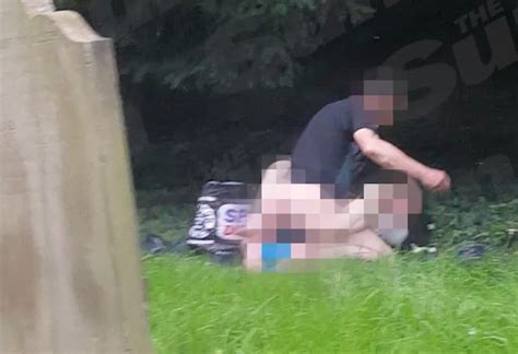 Moment Man Confronts Randy Couple Caught Having Sex In London Cemetery The Irish Sun