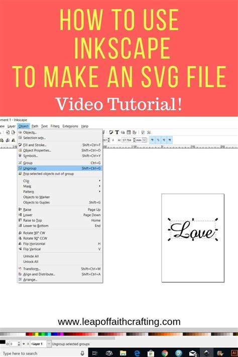 Inkscape Svg Tutorial For Cricut Nragray