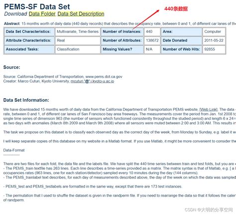 时间序列数据集——可用于预测和分类 时序预测数据集 csdn博客