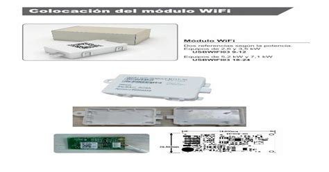 colocación del módulo wifi · módulo wifi para equipos de 2 6kw y 3 5kw