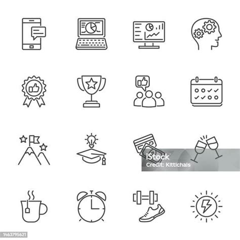 돈 사업 금융 아이콘 세트 금융에 대한 스톡 벡터 아트 및 기타 이미지 금융 날씬한 동전 Istock