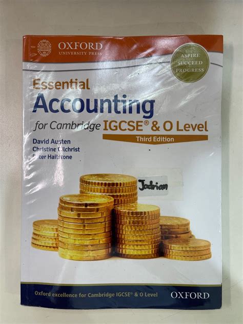 Cambridge Accounting Coursebook Igcse Hobbies And Toys Books And Magazines Textbooks On Carousell